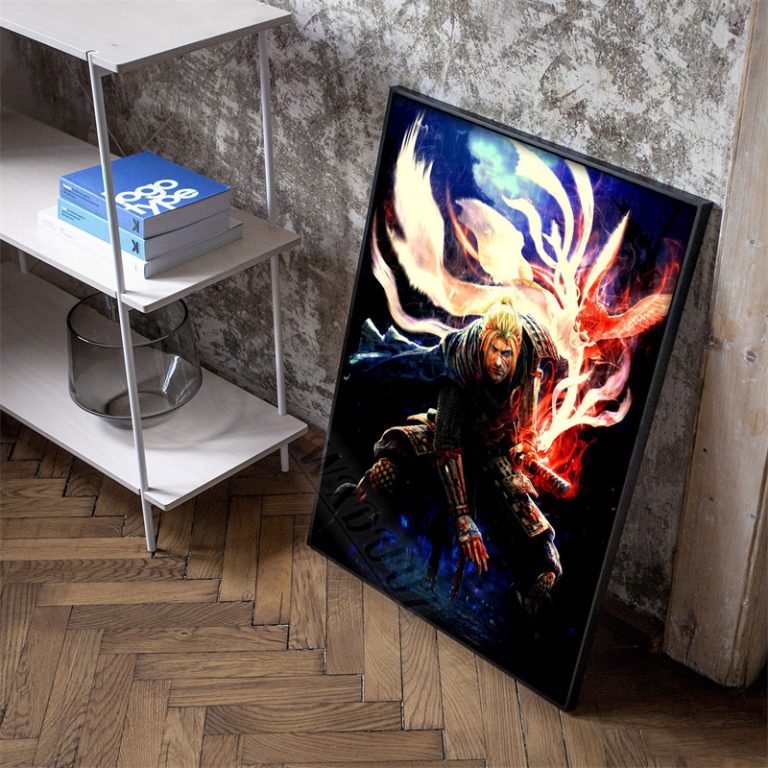New Sekiro Shadows Die Twice Video Games Character Wall Art | Sekiro Shop