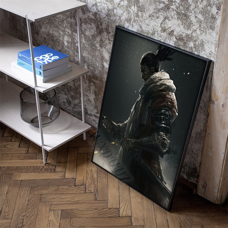 Sekiro Shadows Basic Die Twice Print Wall Art | Sekiro Shop