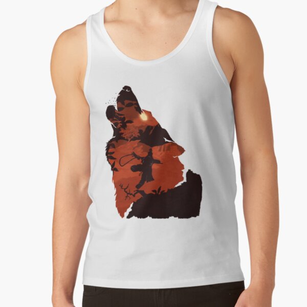 Sekiro One Armed Wolf (Red) Tank Top | Sekiro Shop