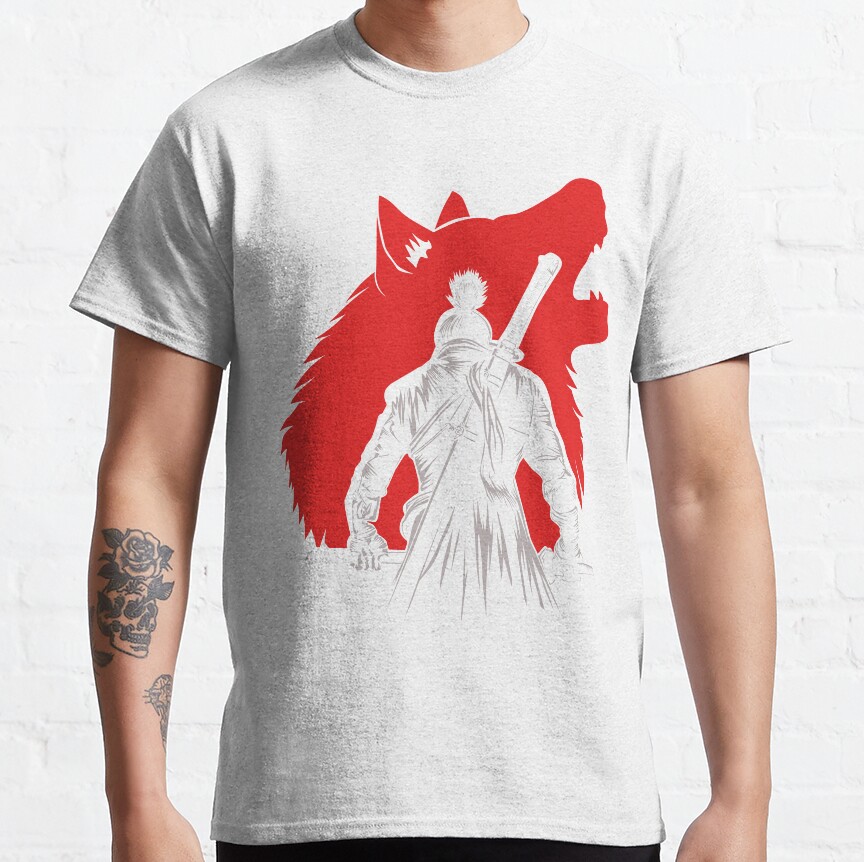 The One-Armed Wolf Sekiro T-Shirt | Sekiro Shop