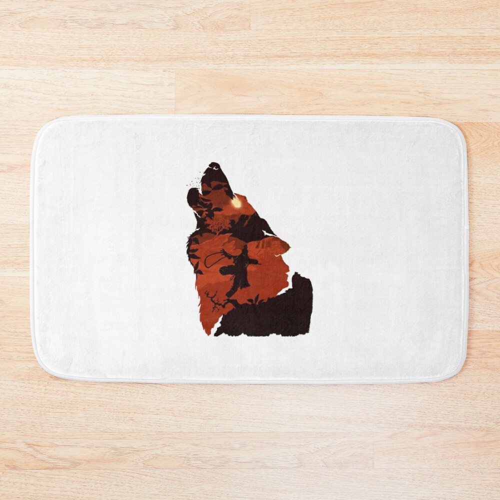 Sekiro - One Armed Wolf Bath Mat | Sekiro Shop